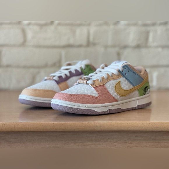 Nike | Shoes | Nike Dunk Low Se Sun Club Multi Color Sail Women Size 7 ...
